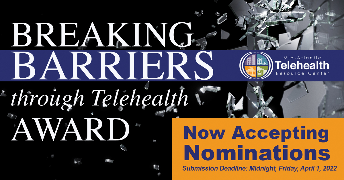 Call for #MATRC2022 Breaking Barriers Through Telehealth Award ...